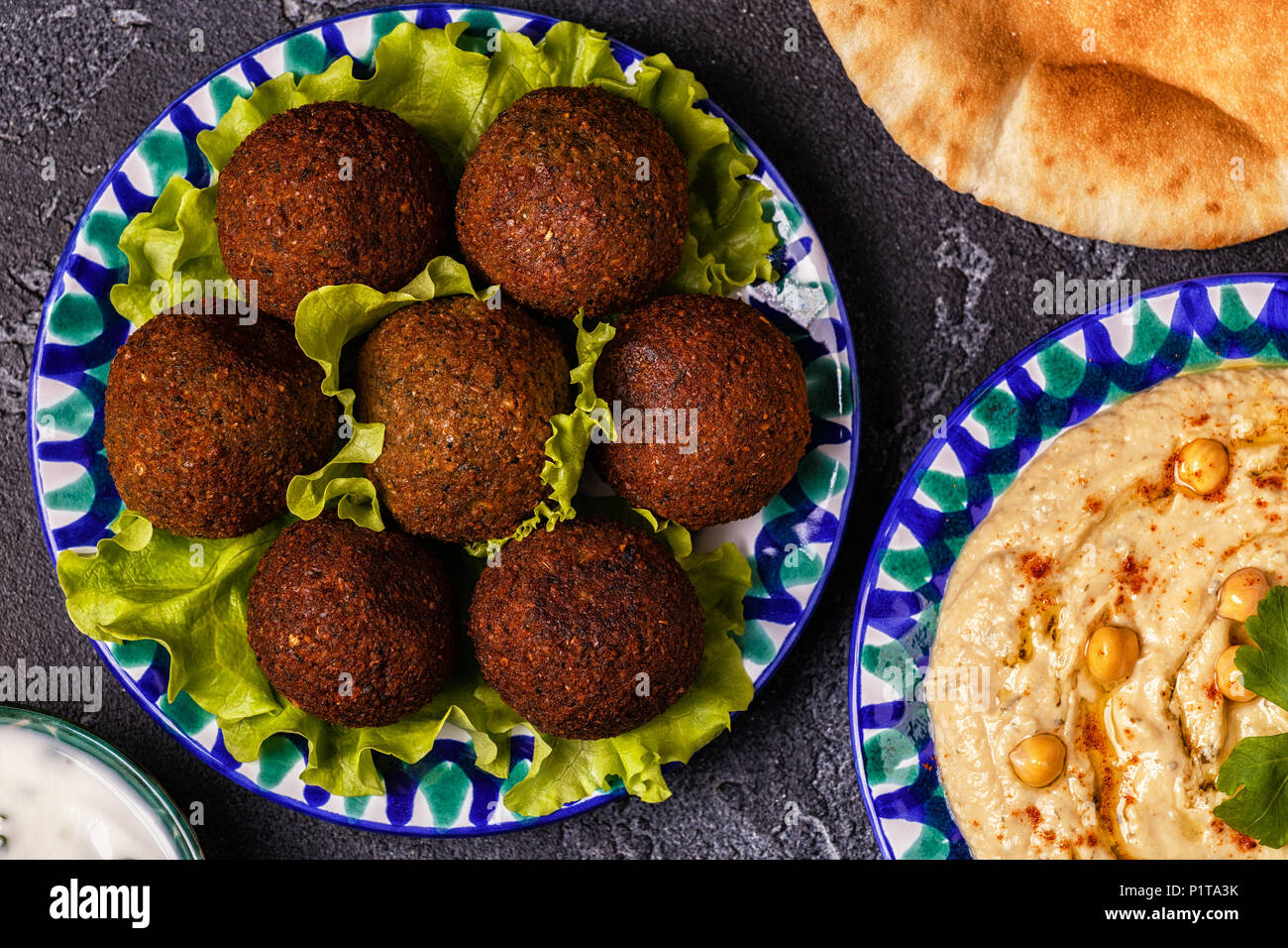 Middle eastern classic dish hummus hi-res stock photography and images ...