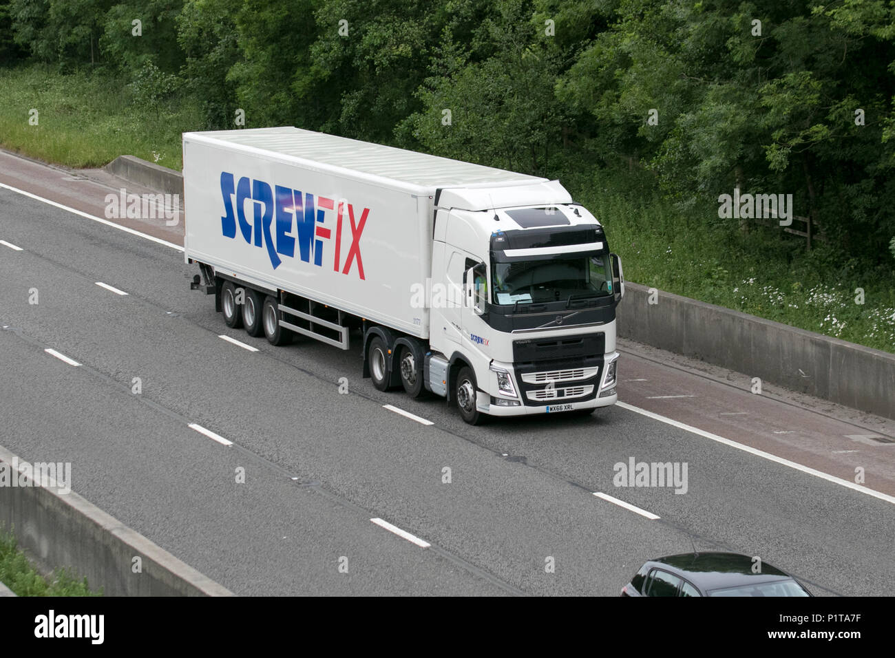 Screwfix Haulage delivery trucks, lorry, transportation, truck, cargo ...