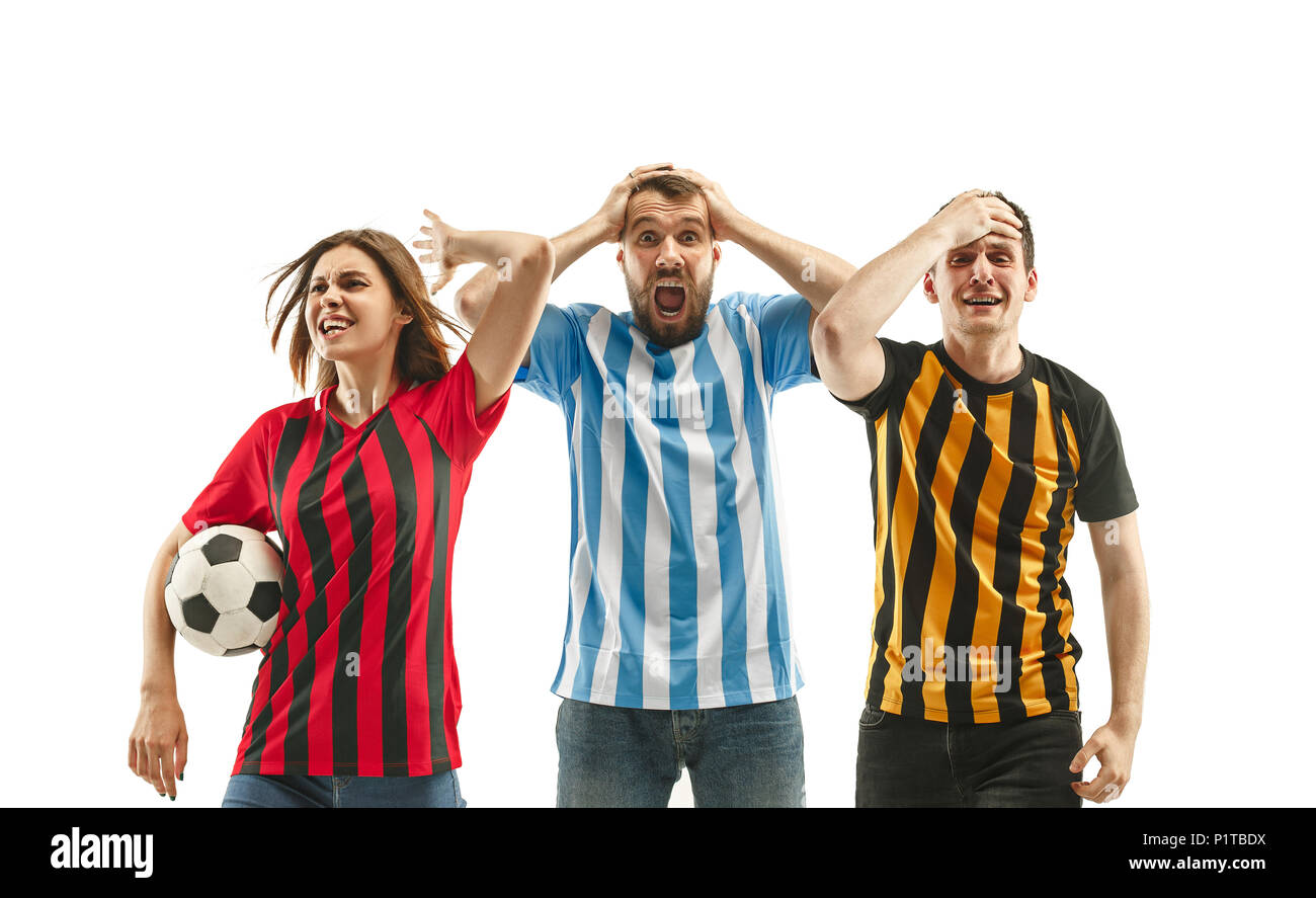 Football fans standing watching hi-res stock photography and images - Alamy