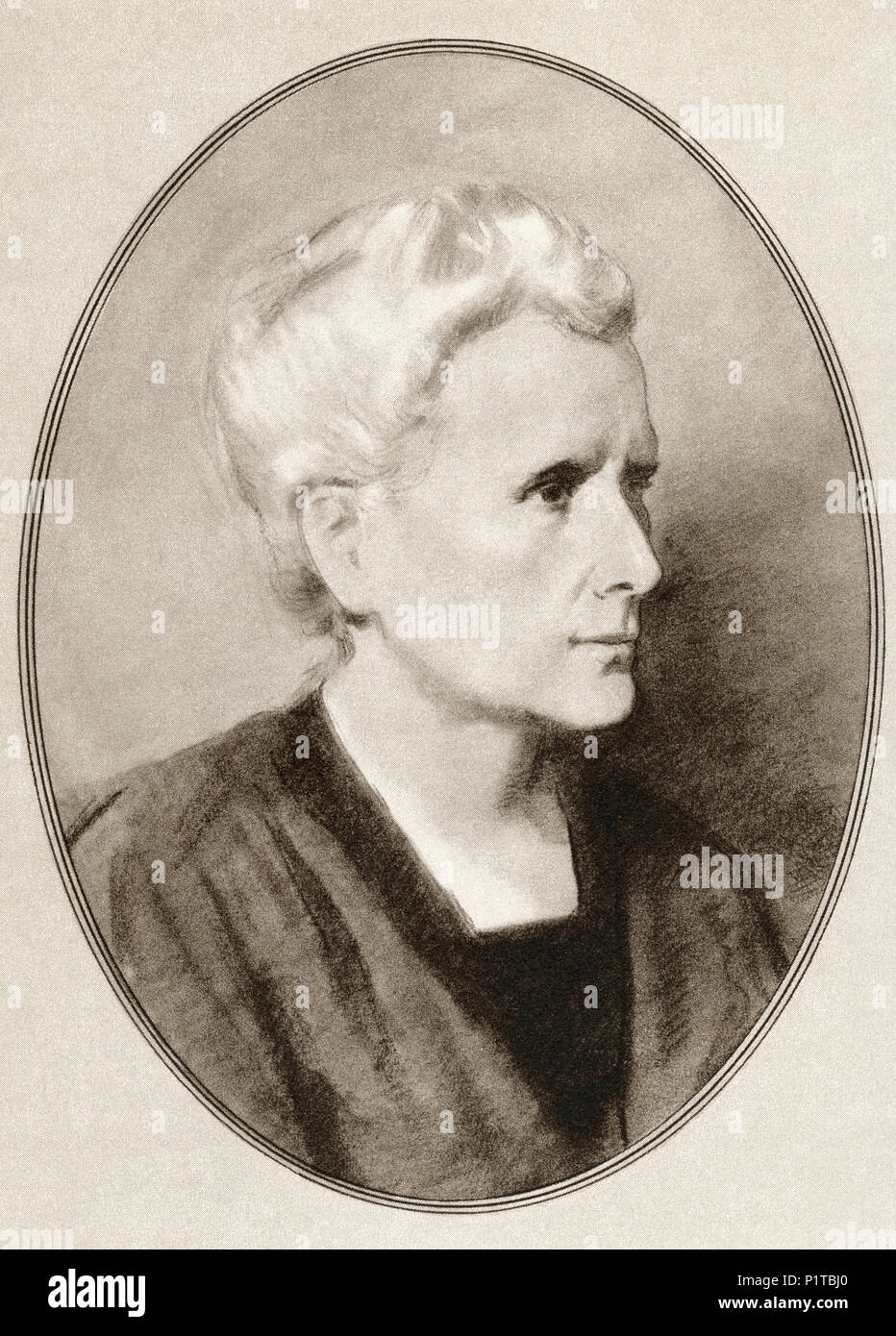 Polish and naturalized french physicist and chemist hi-res stock ...