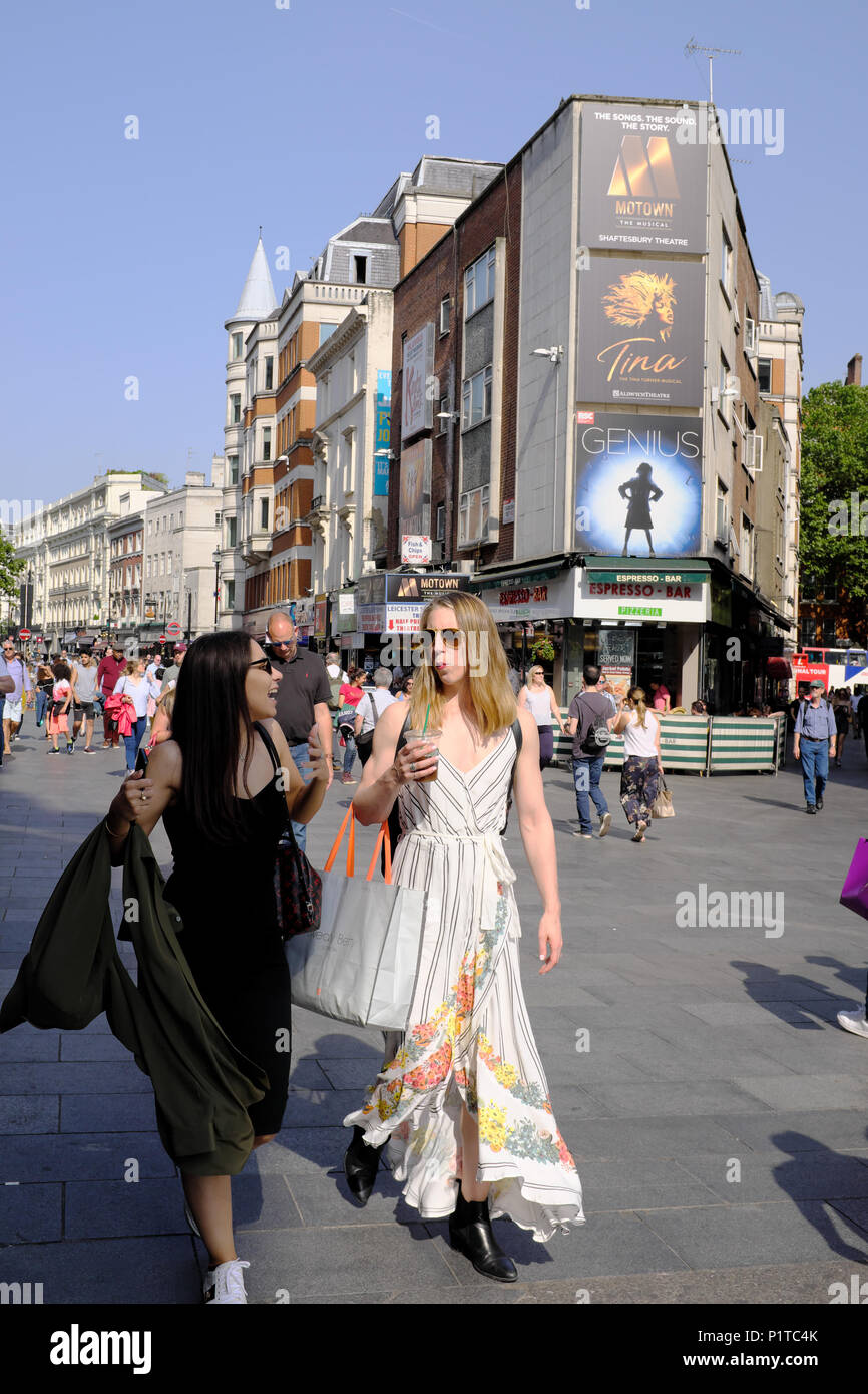 People in Leicester Square, London, England, UK Stock Photo - Alamy
