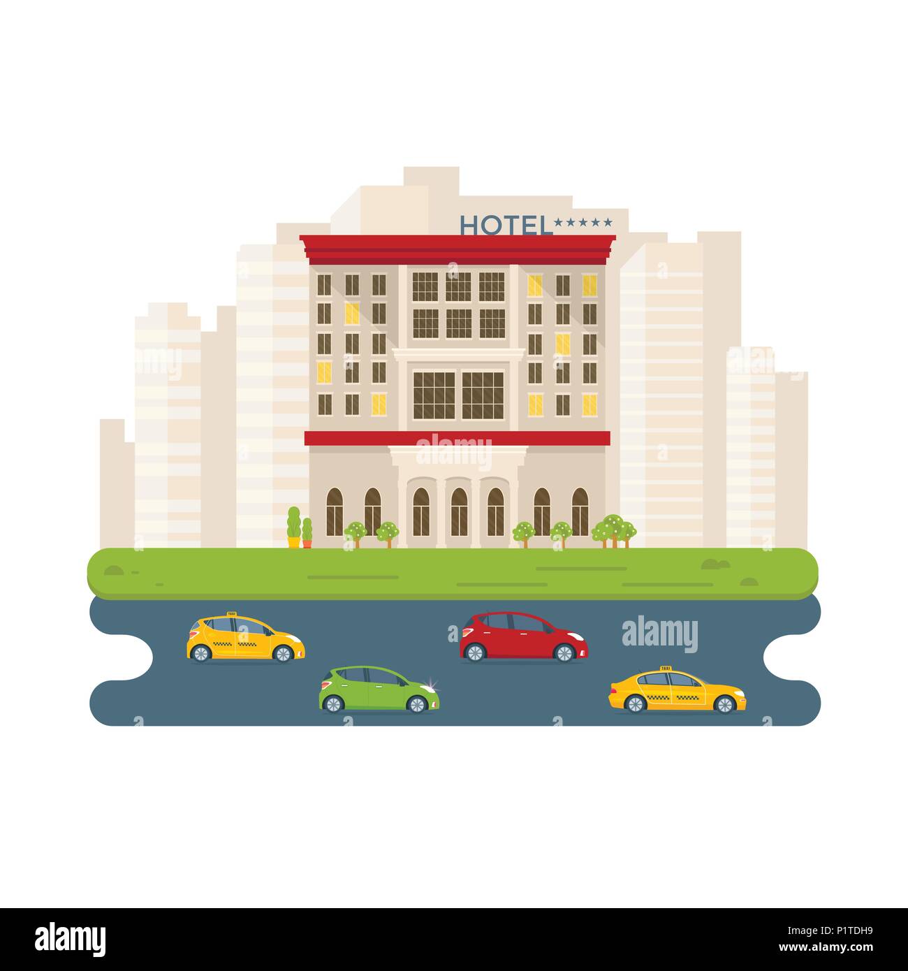 Office building sign in front Cut Out Stock Images & Pictures - Alamy