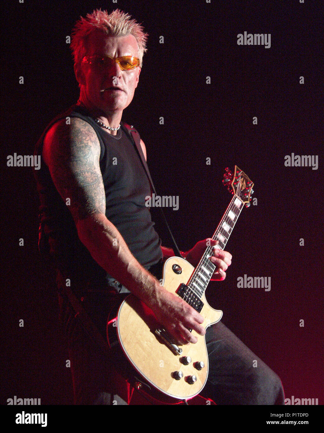ATLANTA, GA - JULY 22: Billy Duffy of The Cult performs at Dekalb ...