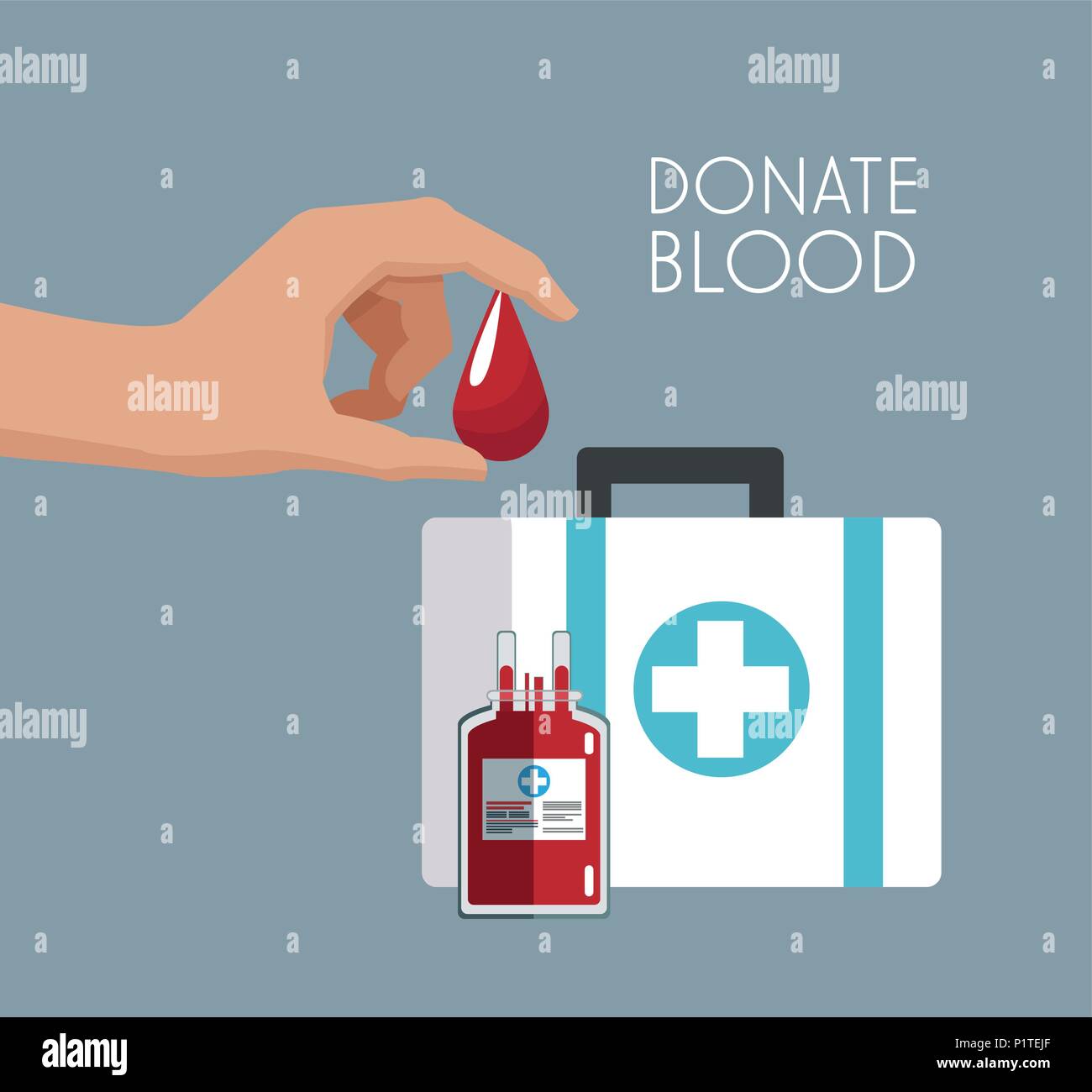 Donate blood campaign Stock Vector Image & Art - Alamy