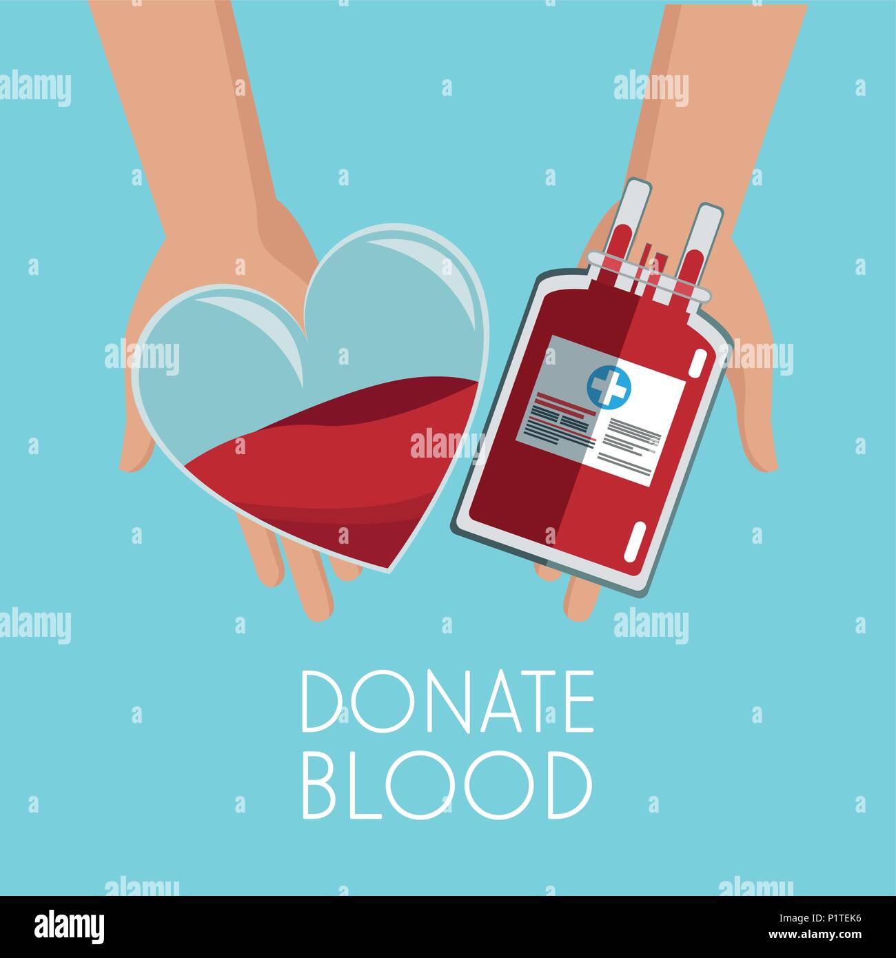 Donate blood campaign Stock Vector Image & Art - Alamy