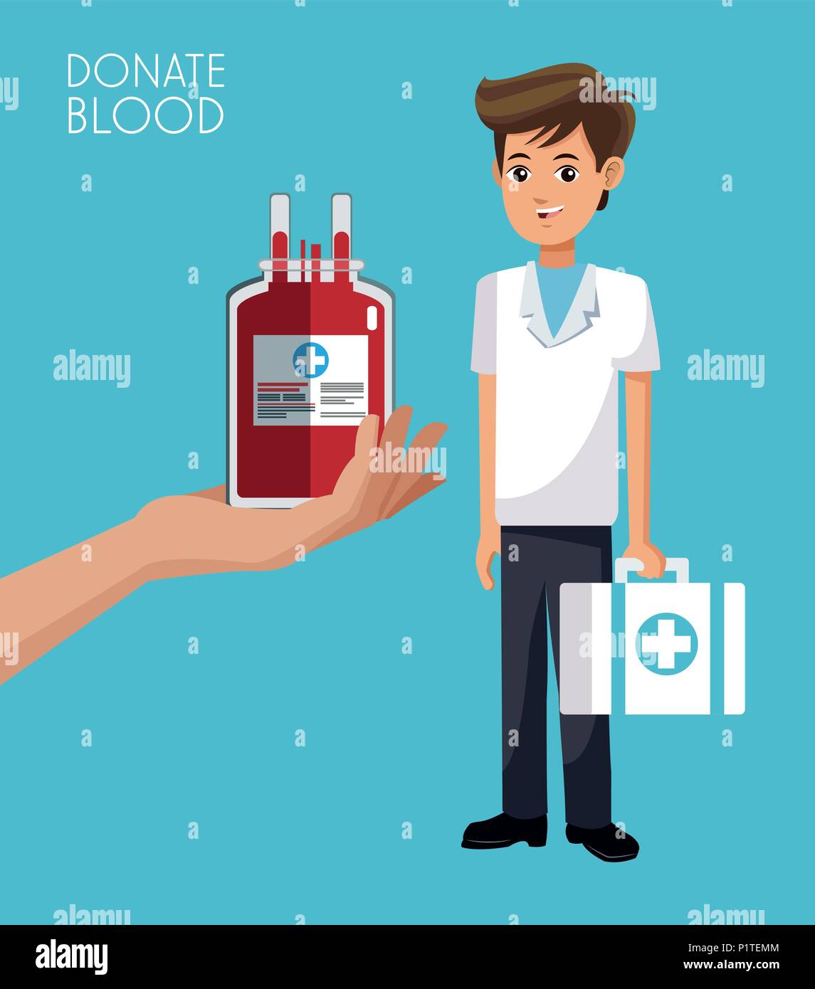 Donate blood campaign Stock Vector Image & Art - Alamy