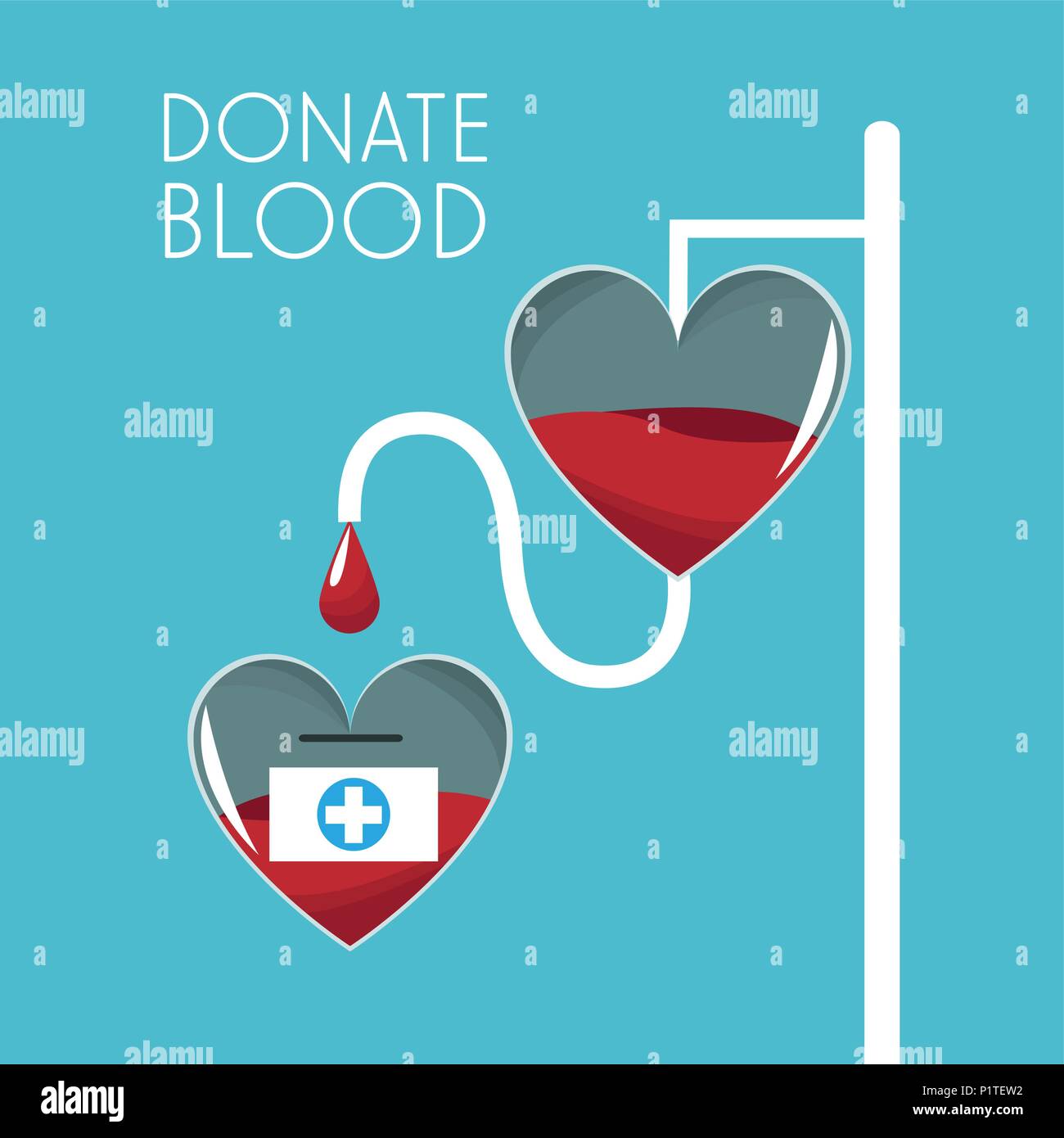 Donate blood campaign Stock Vector Image & Art - Alamy