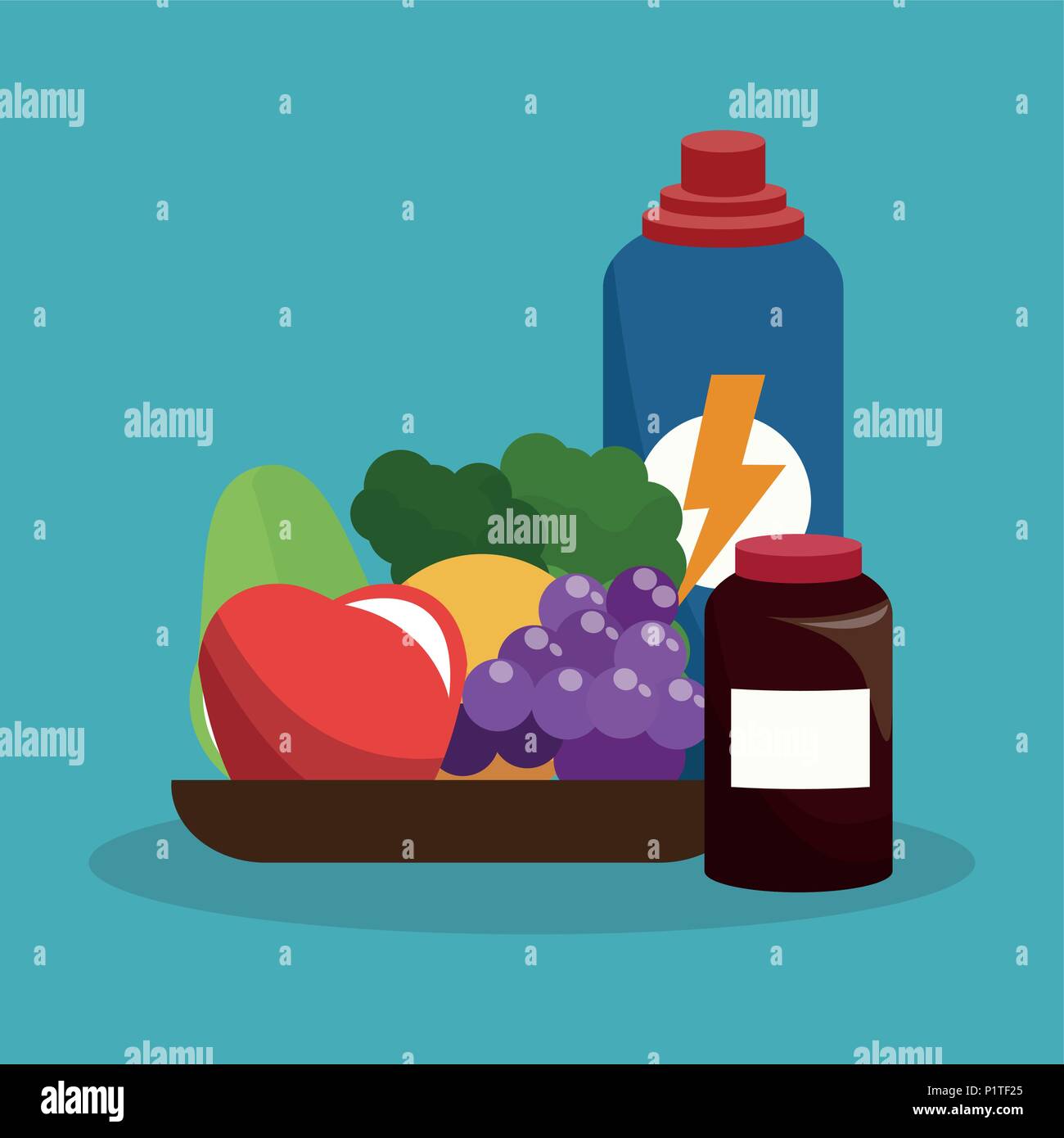 Fitness and healthy elements Stock Vector Image & Art - Alamy