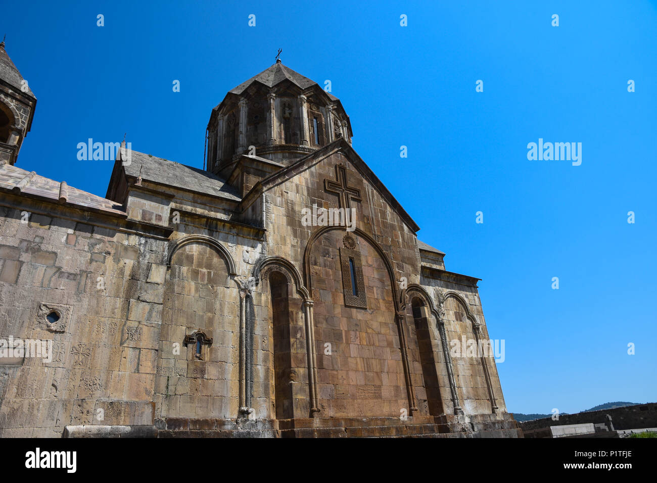 Old armenian Gandzasar monastery, Nagorno Karabakh, Artsakh republic ...