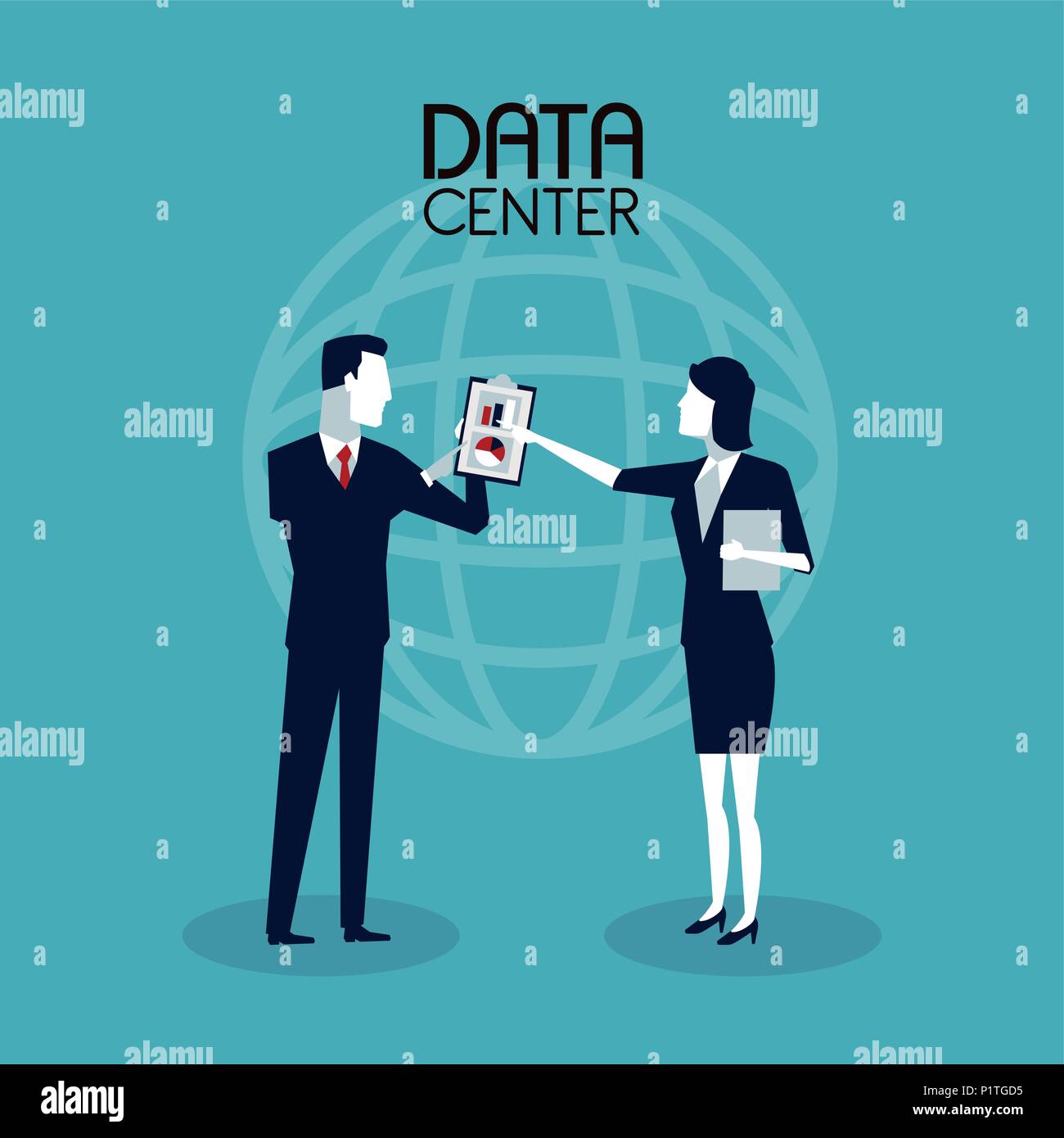Data center technology Stock Vector Image & Art - Alamy