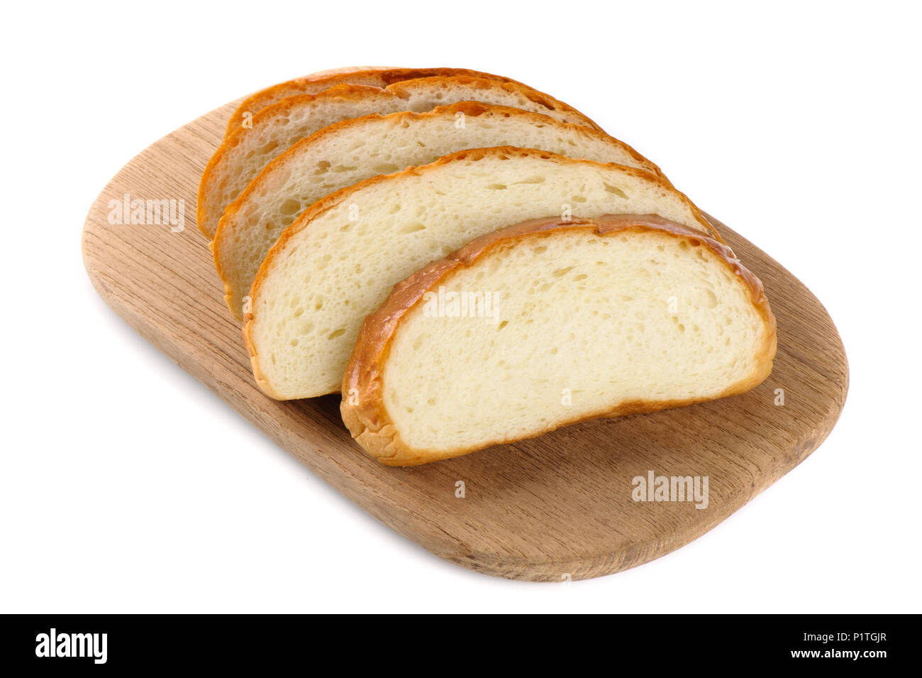 fresh sliced bread isolated over white background Stock Photo - Alamy