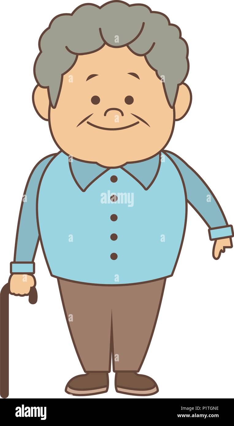 Grandfather cartoon hi-res stock photography and images - Alamy
