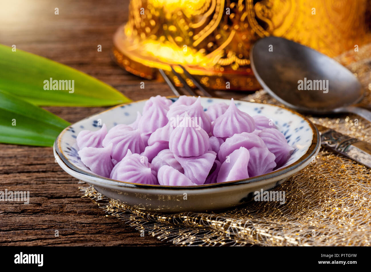 Aalaw or Alua, Thai traditional candy sweet dessert Stock Photo - Alamy