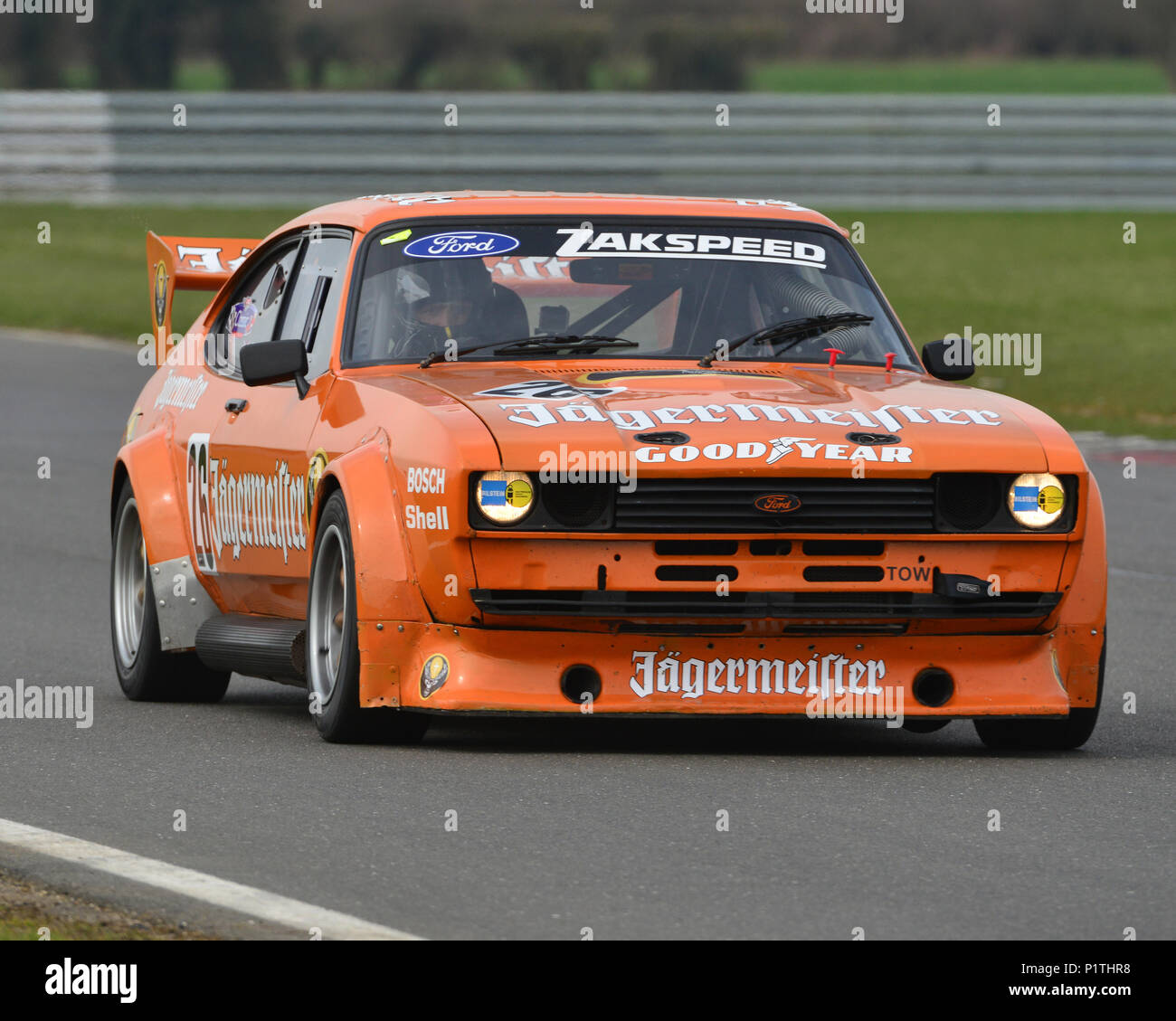 Alan Breck, Ford Capri, Open series, CSCC, Snetterton Motor racing ...