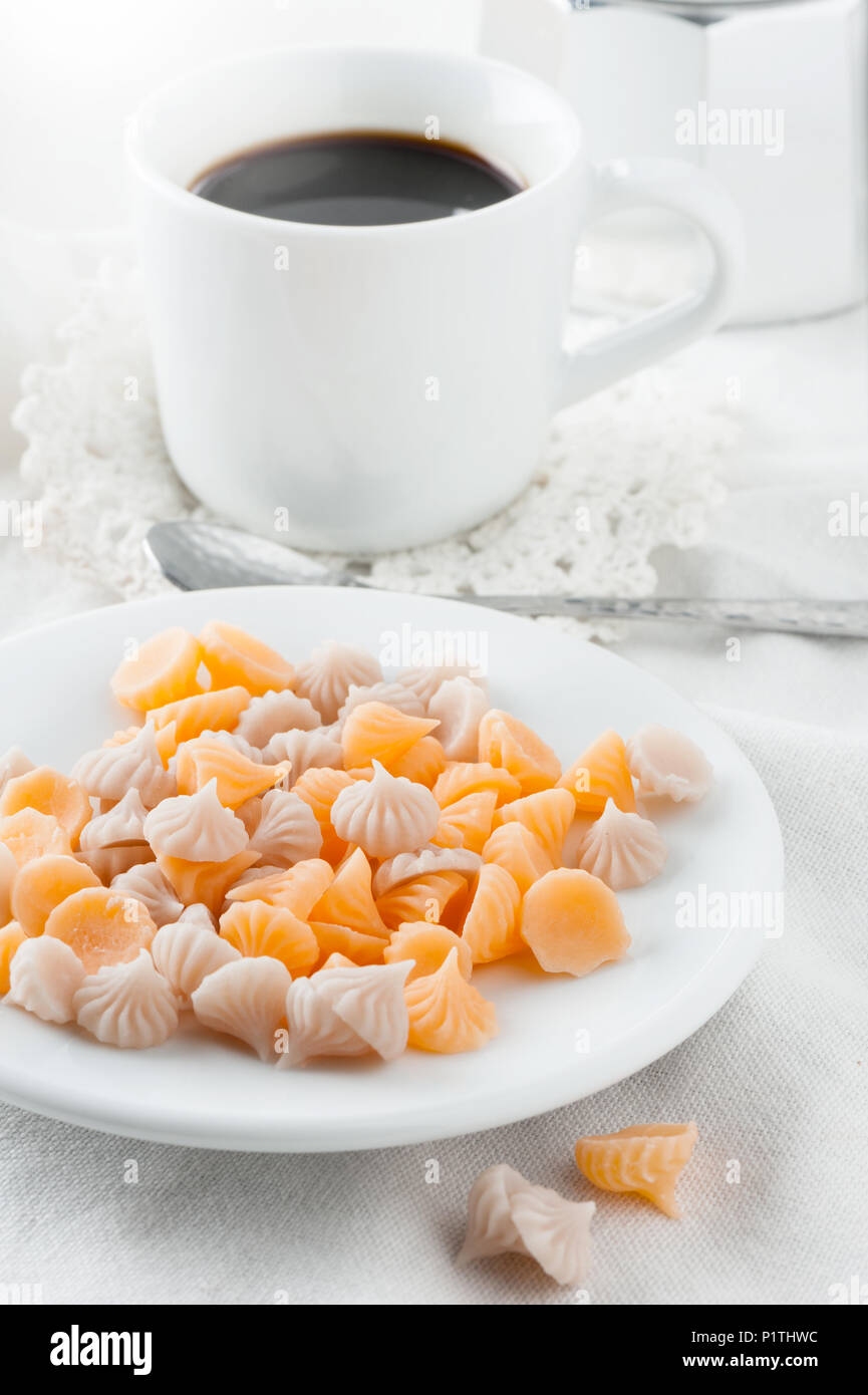 Aalaw or Alua, Thai traditional candy sweet dessert Stock Photo - Alamy