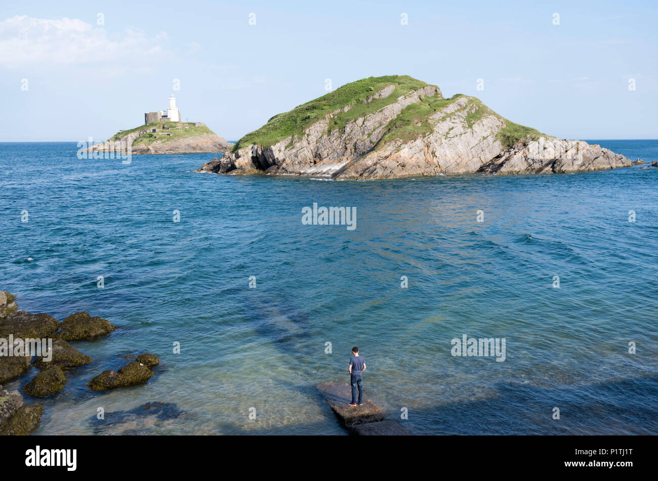 Mumbles island hi-res stock photography and images - Alamy