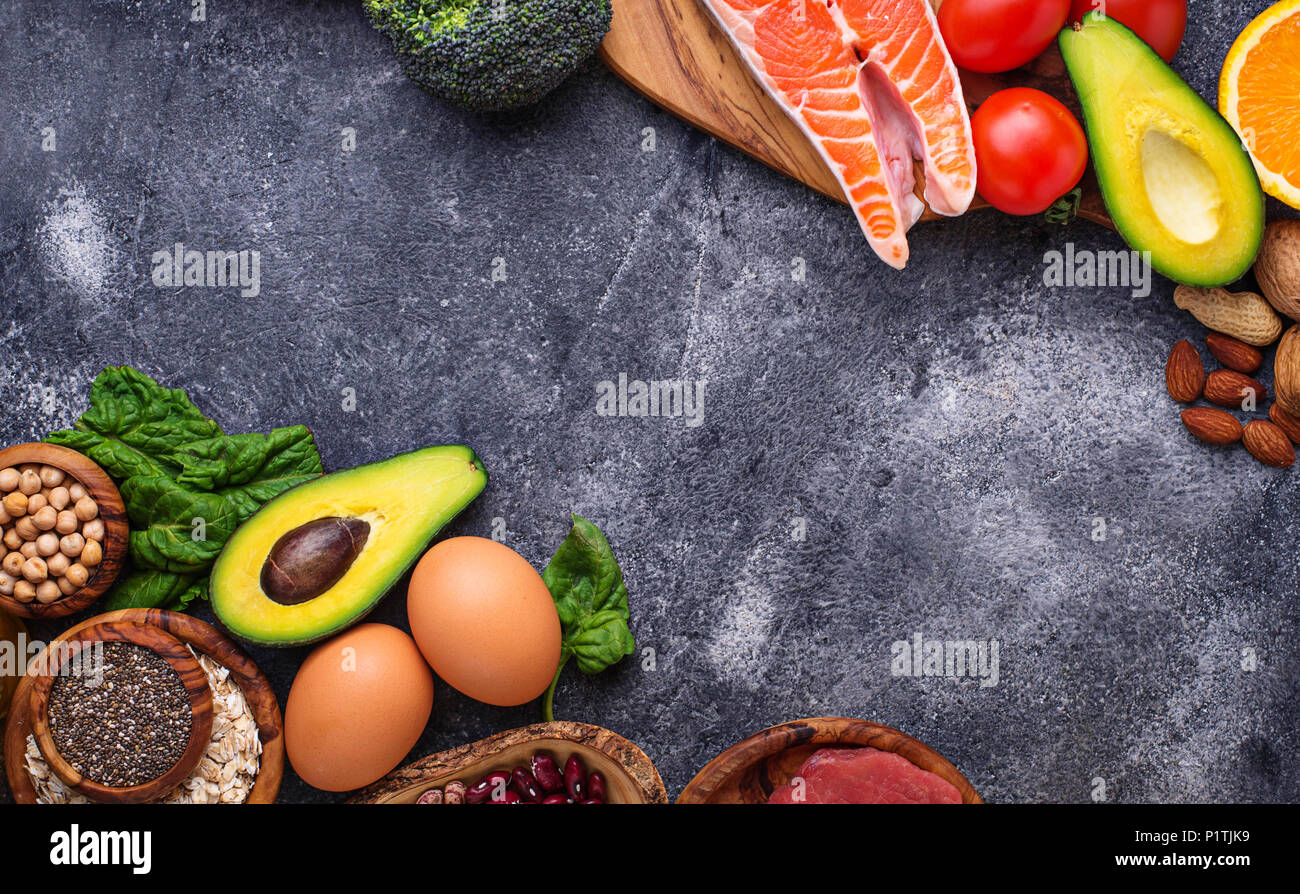Protein meat fish egg not vegetable hi-res stock photography and images ...