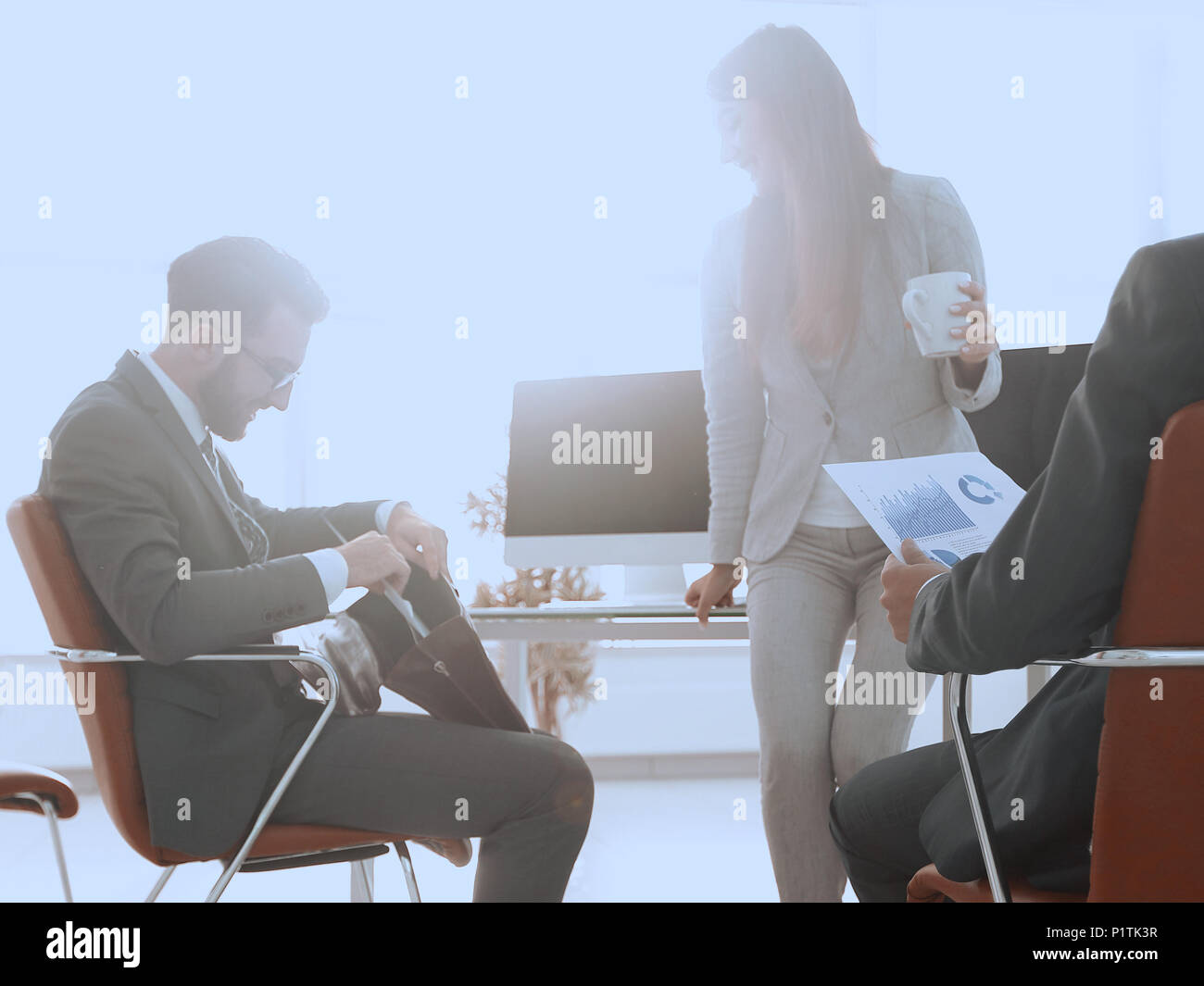 working day in the office Stock Photo - Alamy