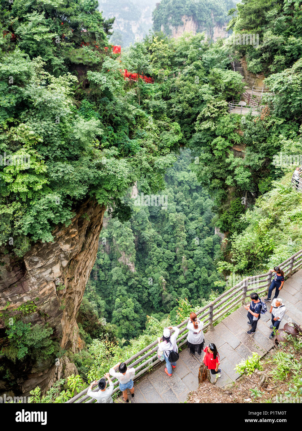 The First Natural Bridge at Yuanjiajie Scenic Area, Wulingyuan ...