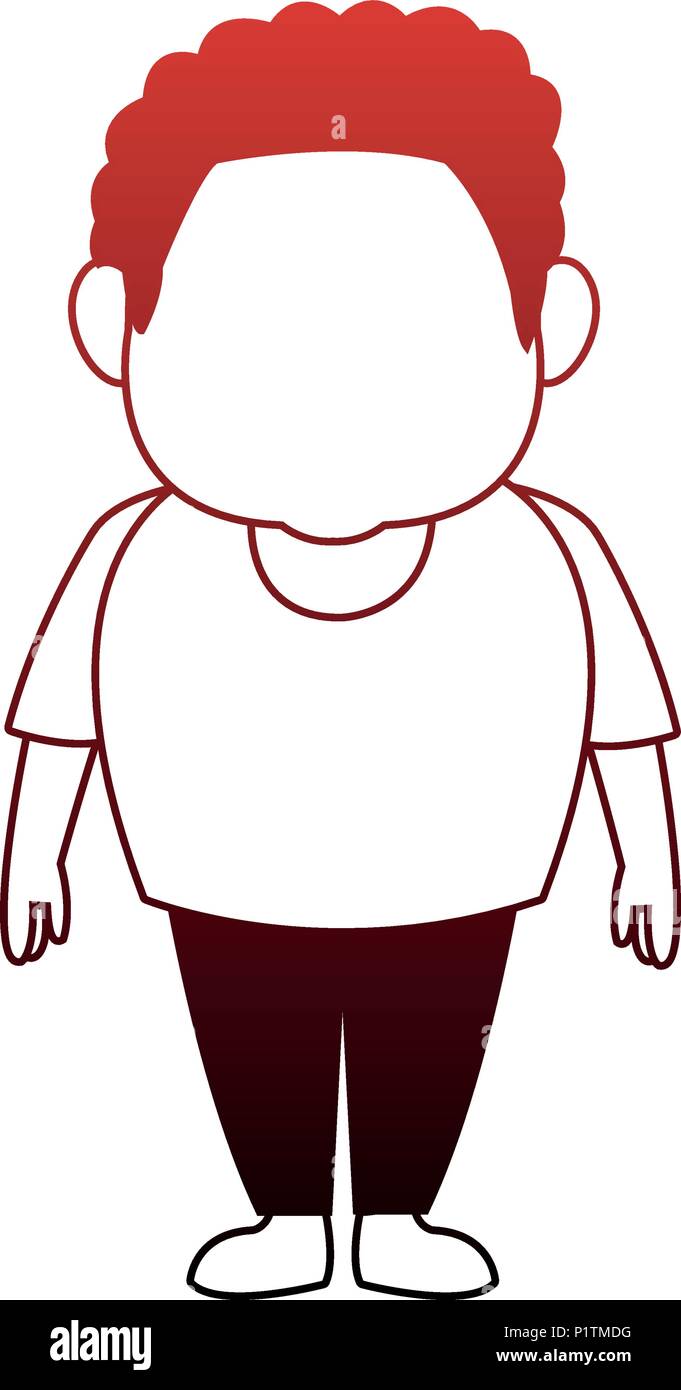 Afro father cartoon red lines Stock Vector Image & Art - Alamy