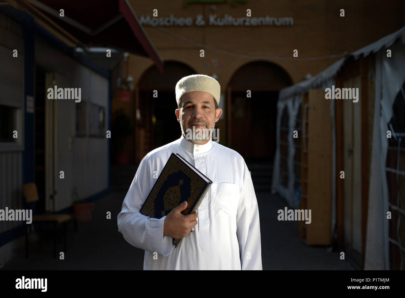 Berlin, Germany, Imam Taha Sabri heads the Dar Assalam Mosque Stock ...