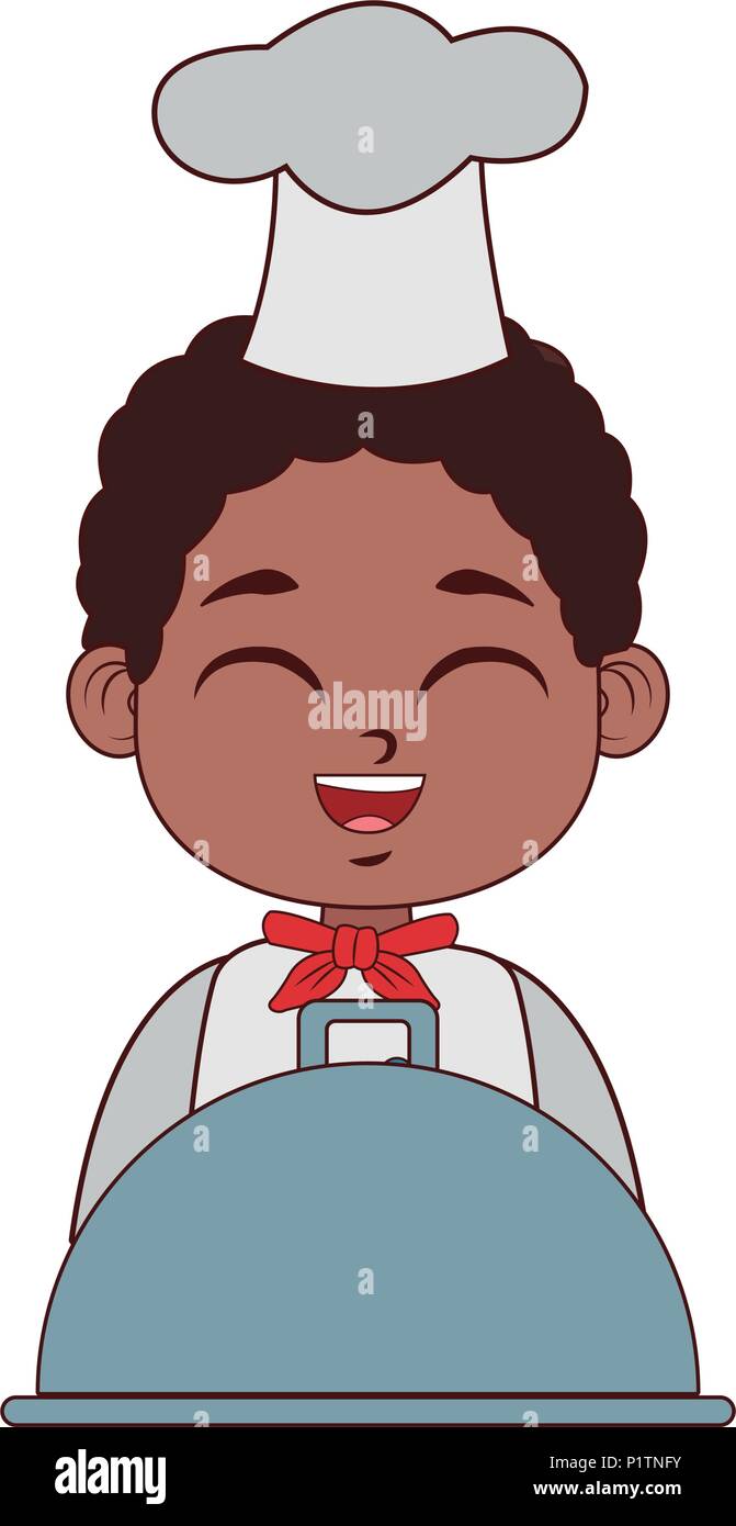 Cute chef boy cartoon Stock Vector Image & Art - Alamy