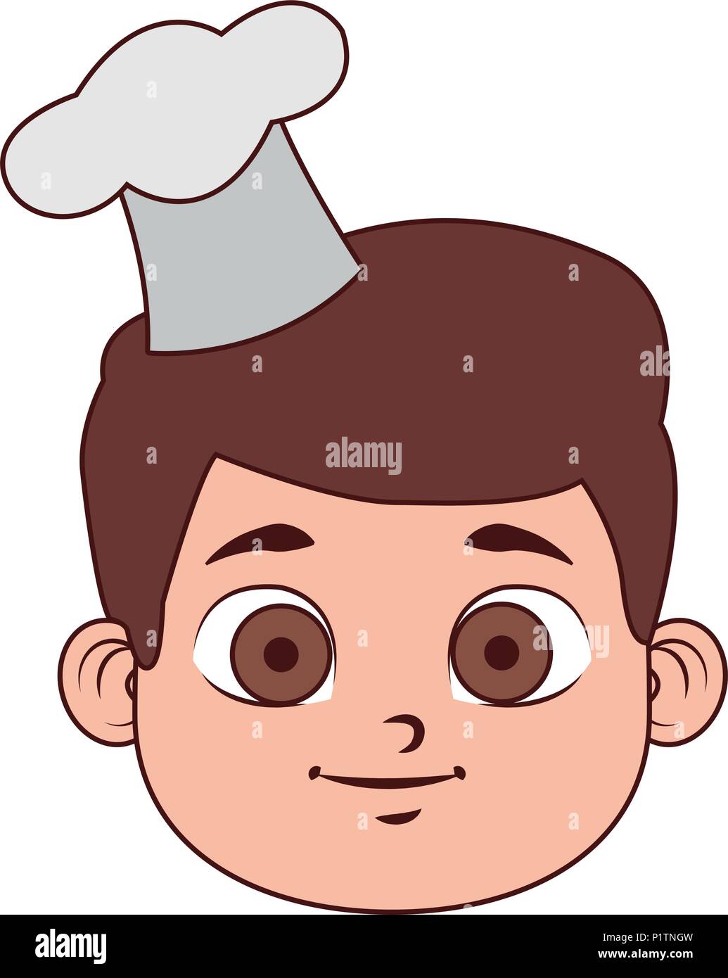 Cute chef boy cartoon Stock Vector Image & Art - Alamy
