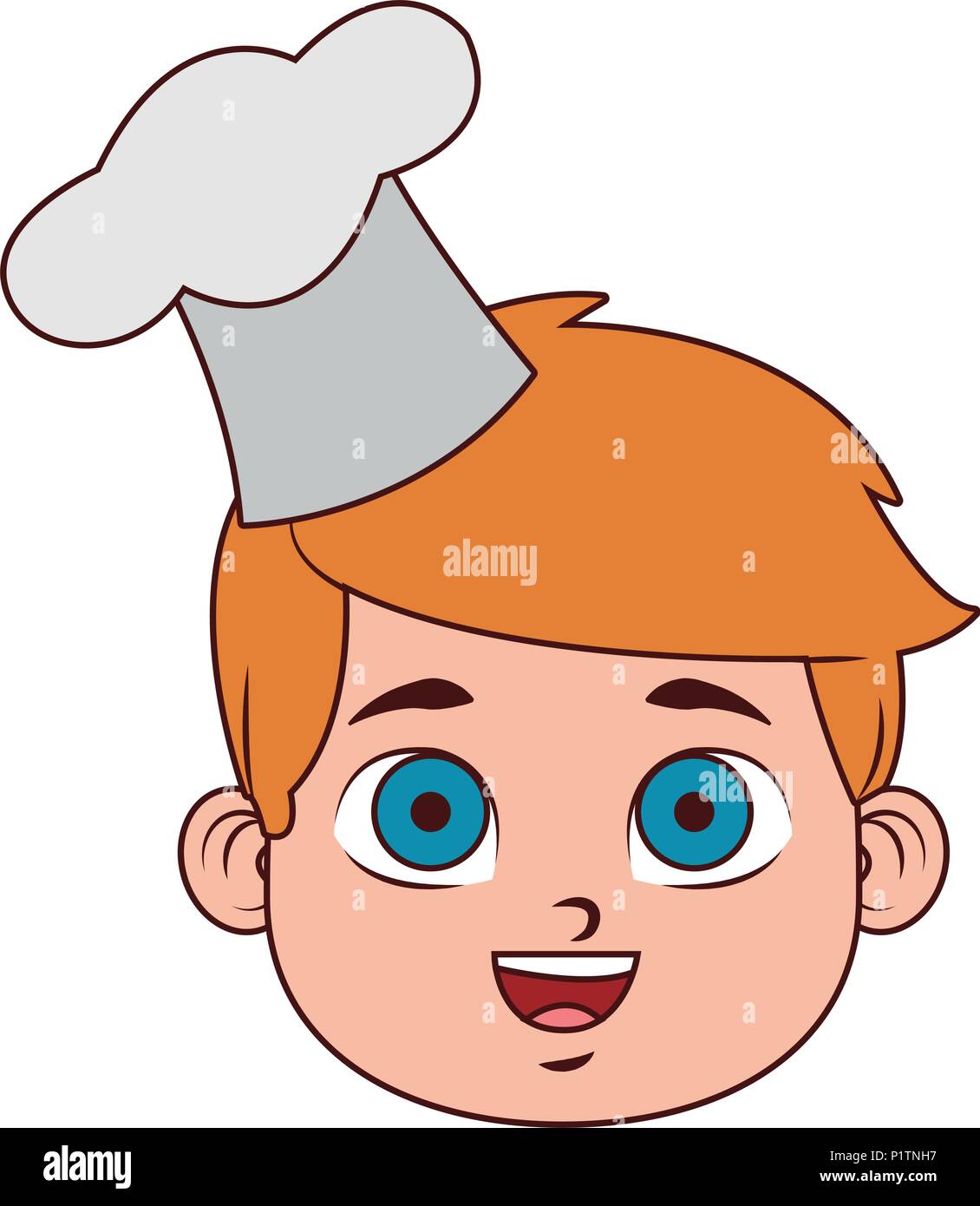 Cute chef boy cartoon Stock Vector Image & Art - Alamy