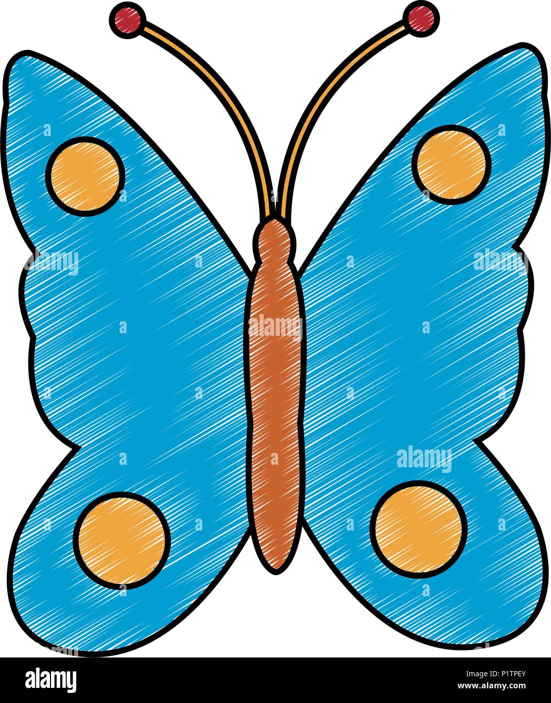 Beautiful creature_butterfly Stock Vector Images - Alamy