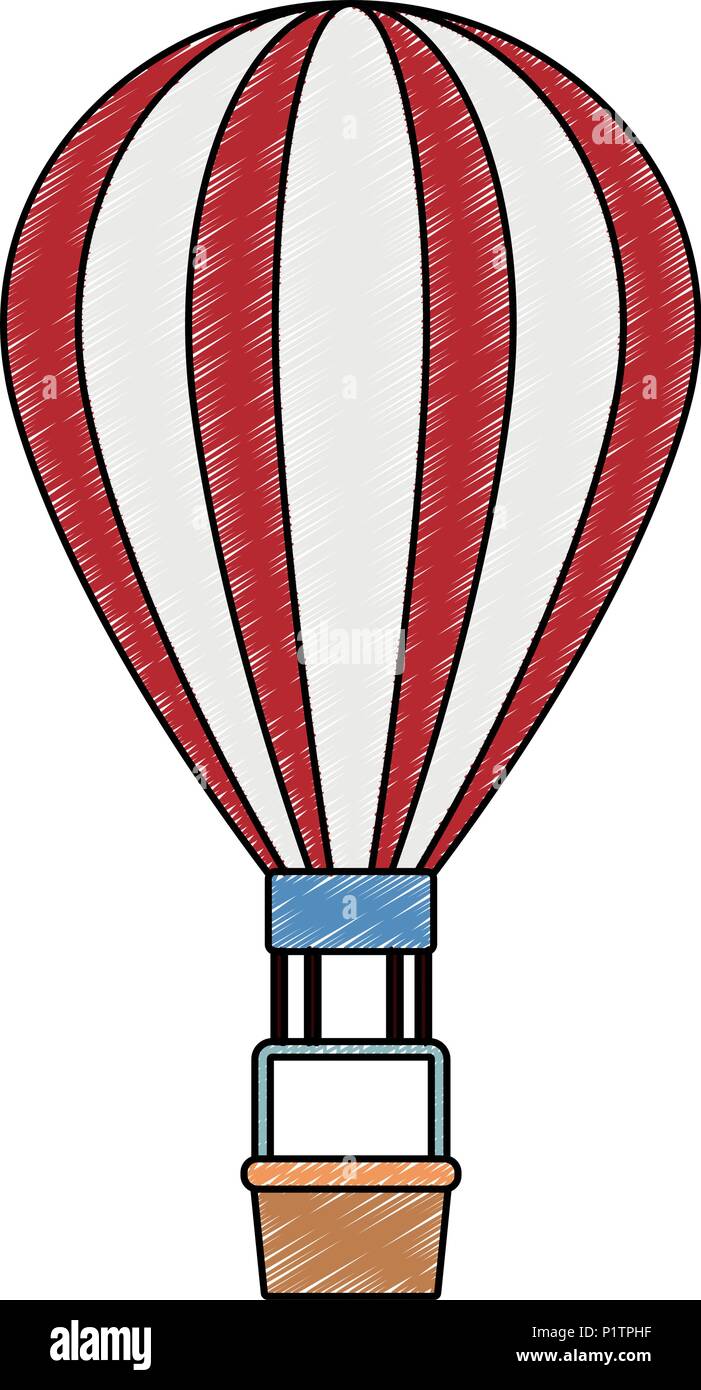 Hot air balloon scribble Stock Vector Image & Art - Alamy