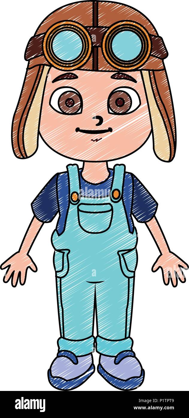 Boy aviator hat Stock Vector Images - Alamy