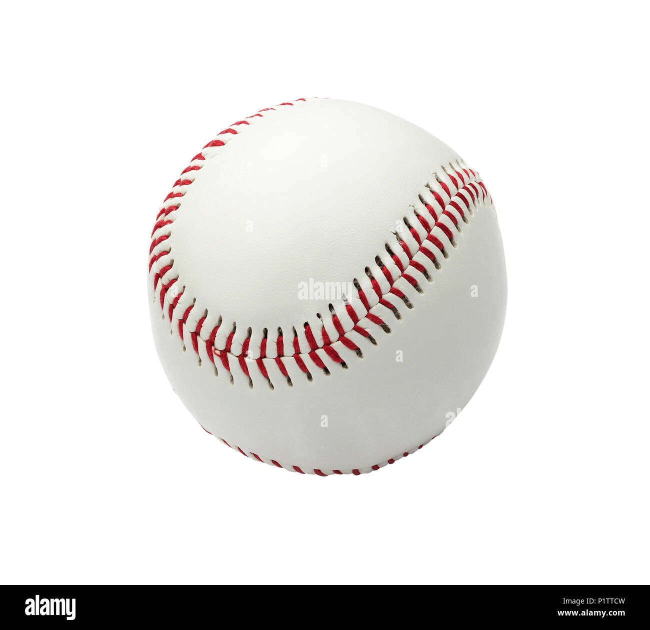 Baseball isolated on white background Stock Photo - Alamy
