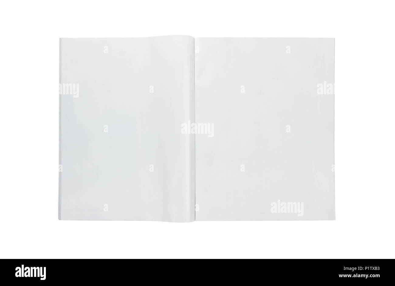Blank magazine spread hi-res stock photography and images - Alamy