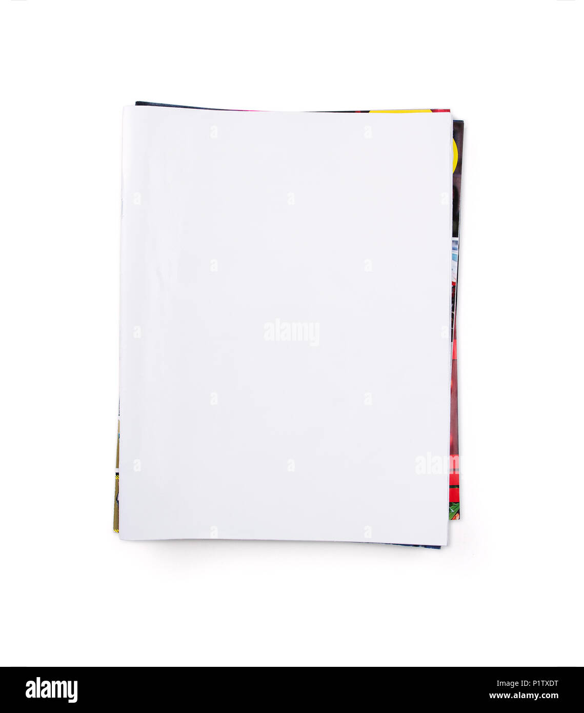Blank magazine white background hi-res stock photography and images - Alamy