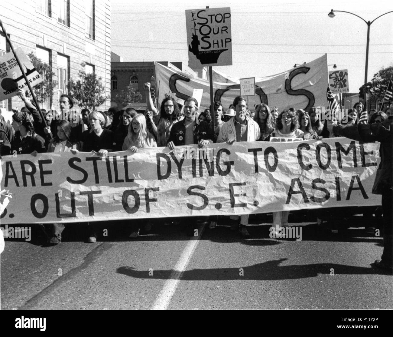 Berkeley in the 60s Riots Stock Photo - Alamy