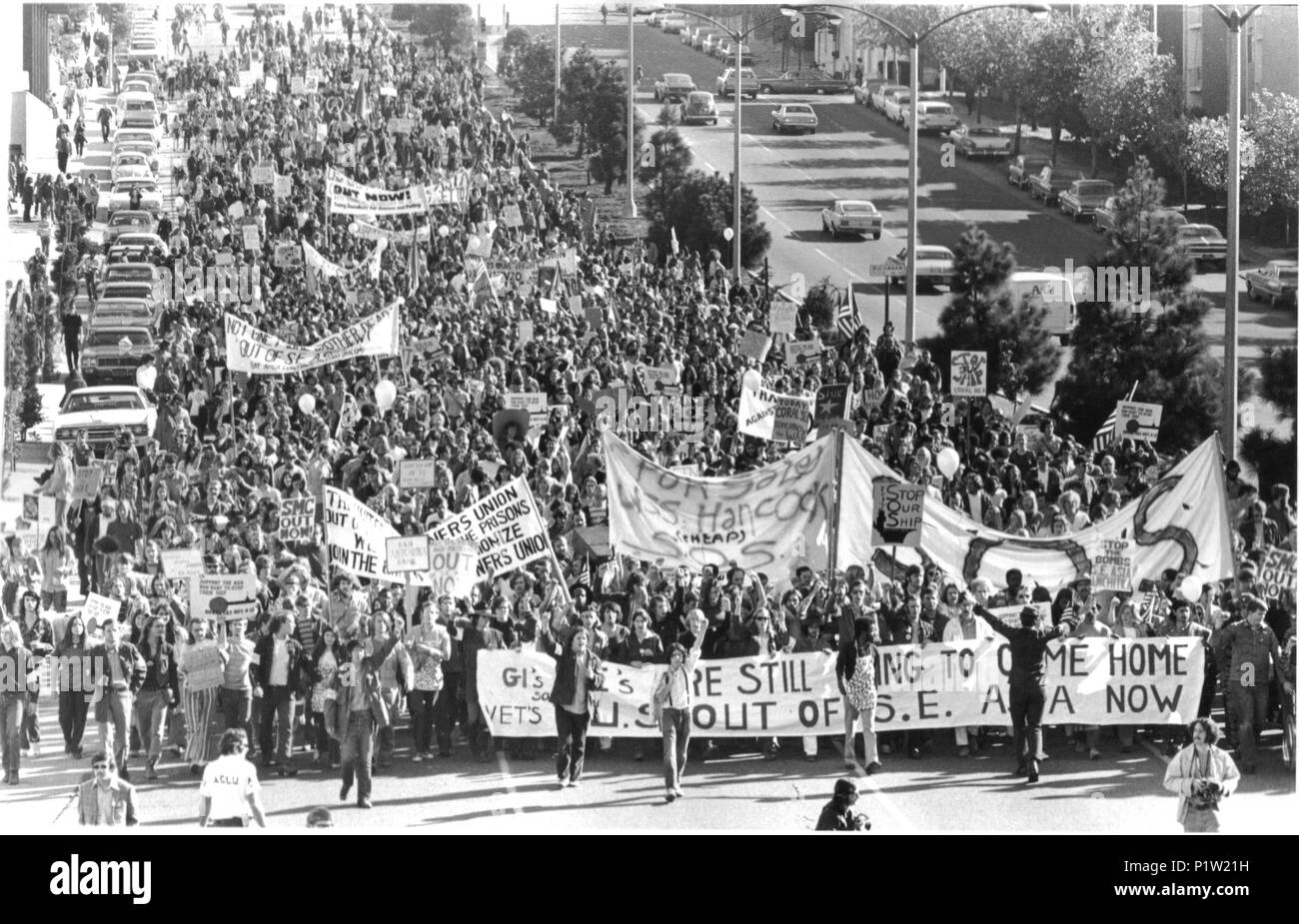 Berkeley in the 60s Riots Stock Photo - Alamy