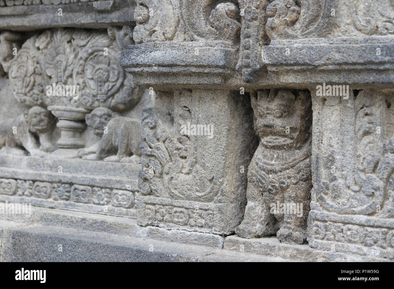 Bas-relief at Prambanan Temple, Yogyakarta, Indonesia Stock Photo - Alamy