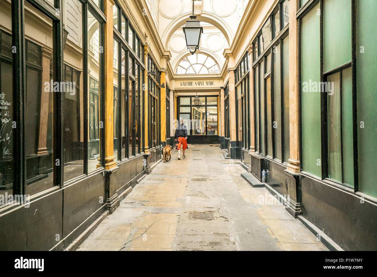 Paris Covered Passages Stock Photo - Alamy