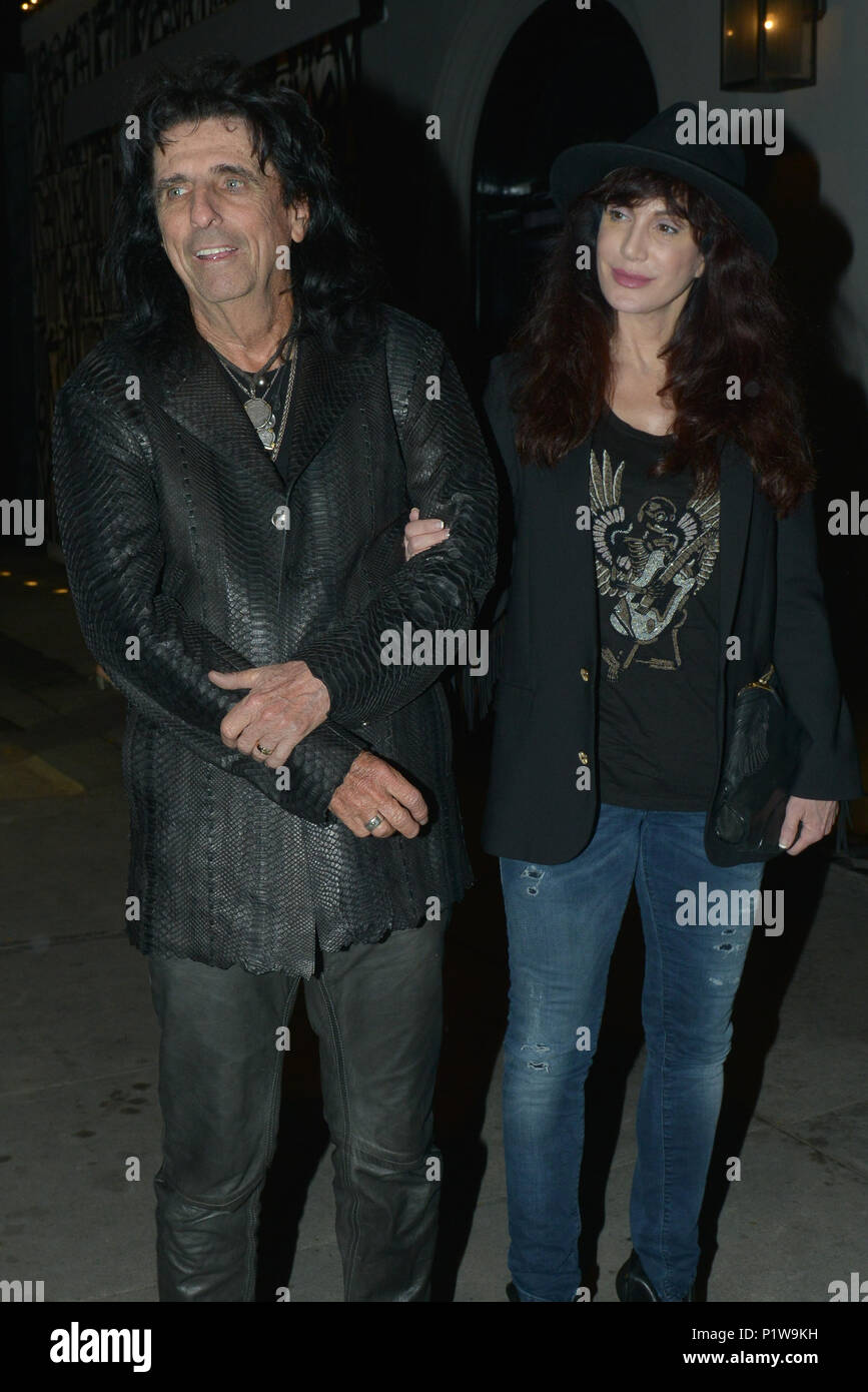 Alice Cooper and wife Sheryl Goddard Out For Dinner In Beverly Hills ...