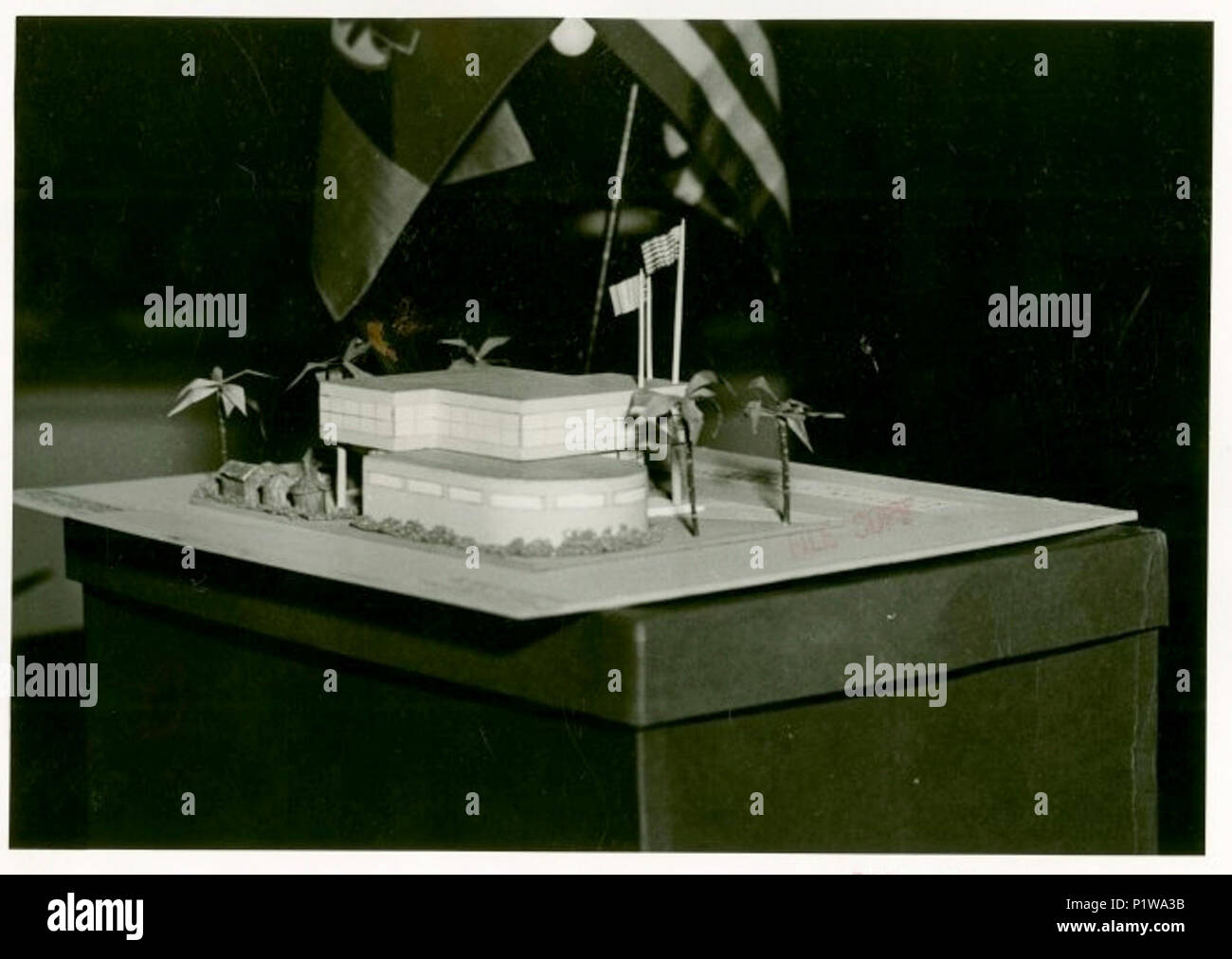 1939 New York World7s FairC model of the Liberian Pavilllon Stock Photo ...