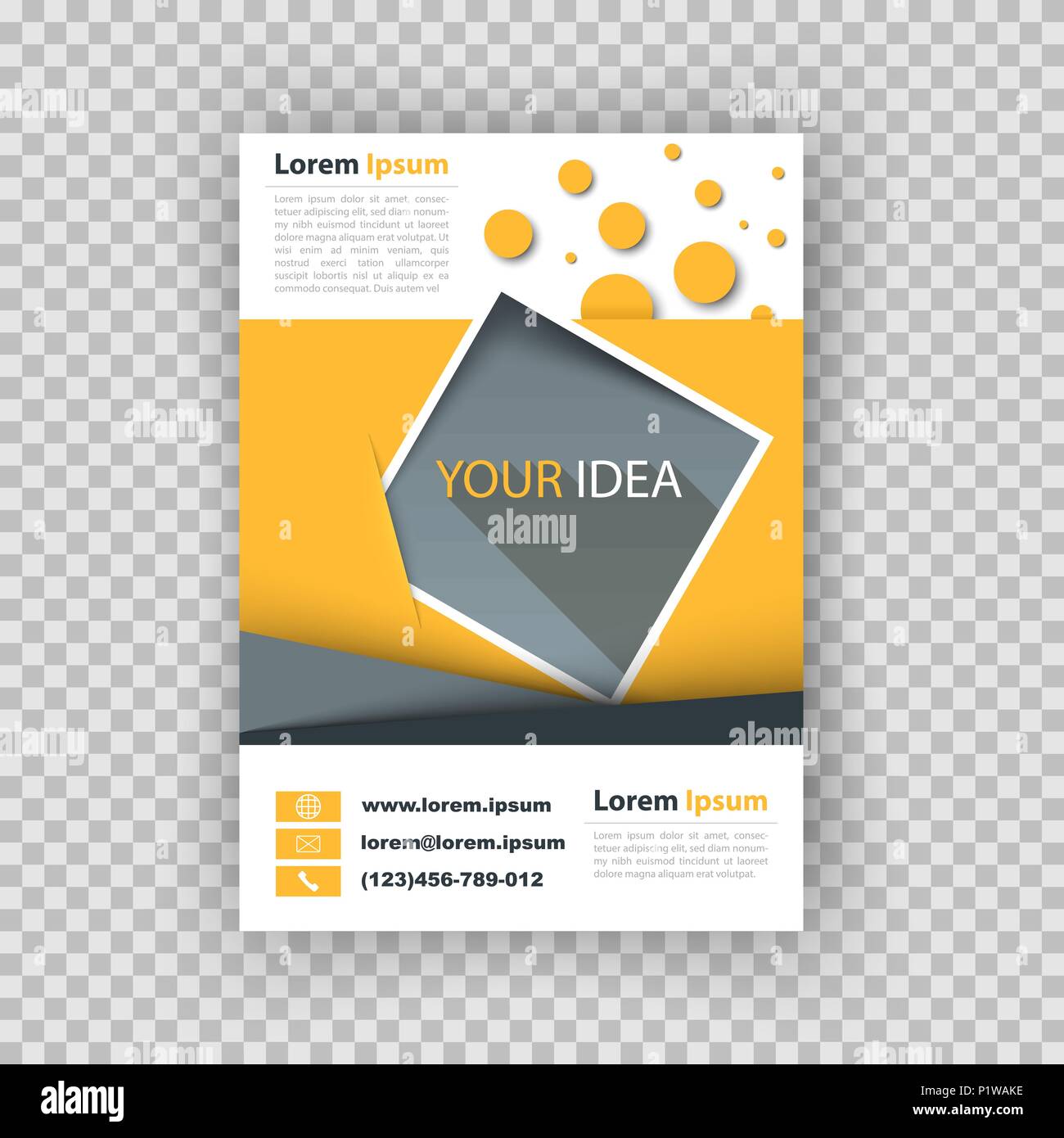 Paper banner - business infographic Stock Vector Image & Art - Alamy