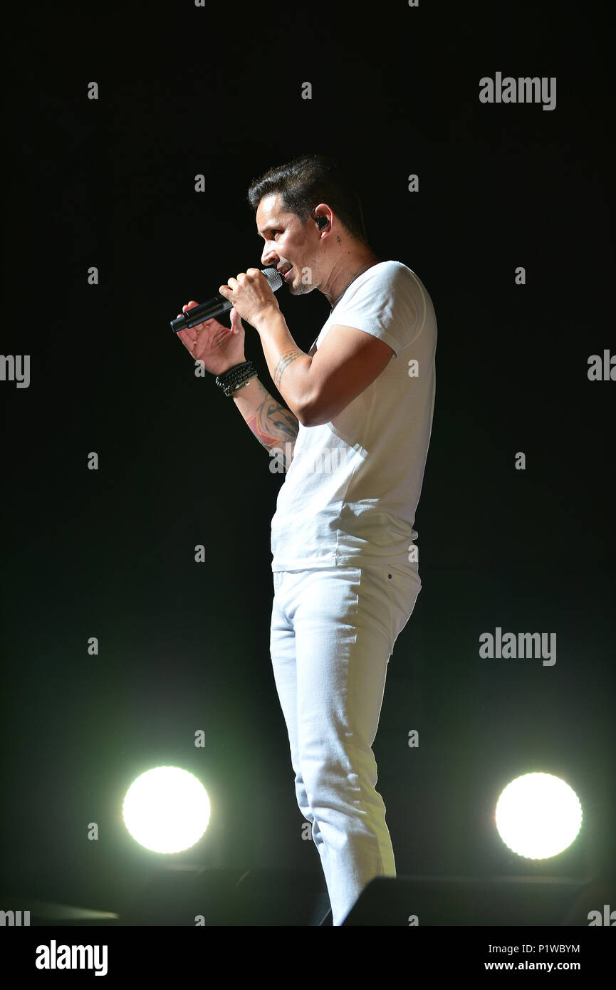 Leoni Torres performs at the James L. Knight Center on May 12, 2018 in ...