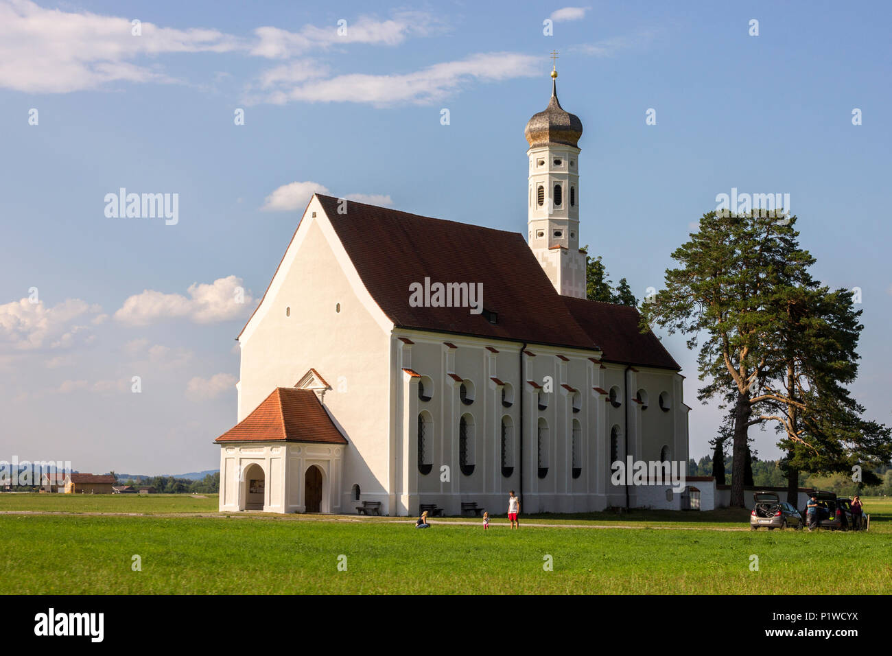 Schwangau, Germany. St. Coloman Church (Colomanskirche), a baroque ...