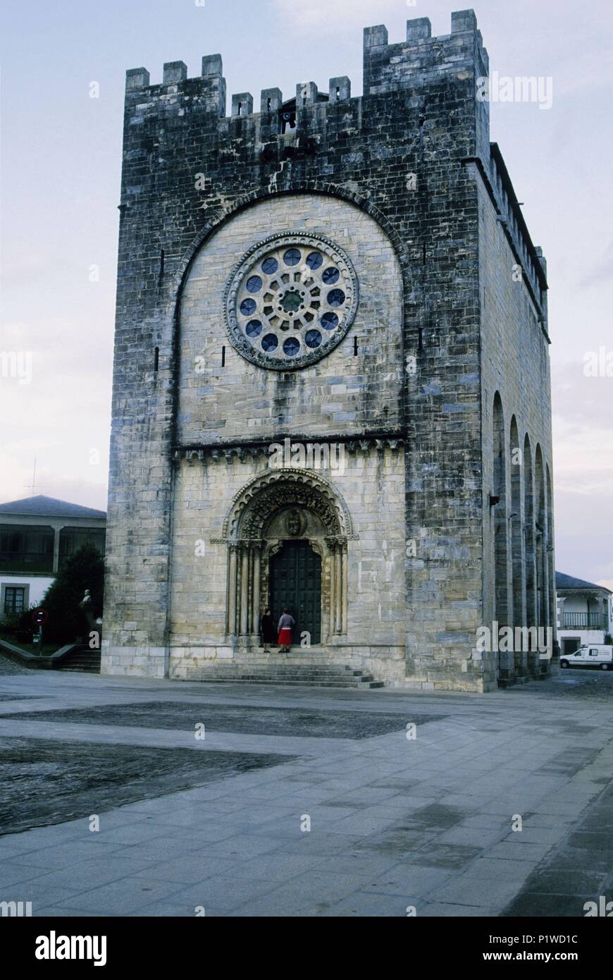 Portomarín, Iglesia de / San Juan church; Sant James Pilgrimage way to ...