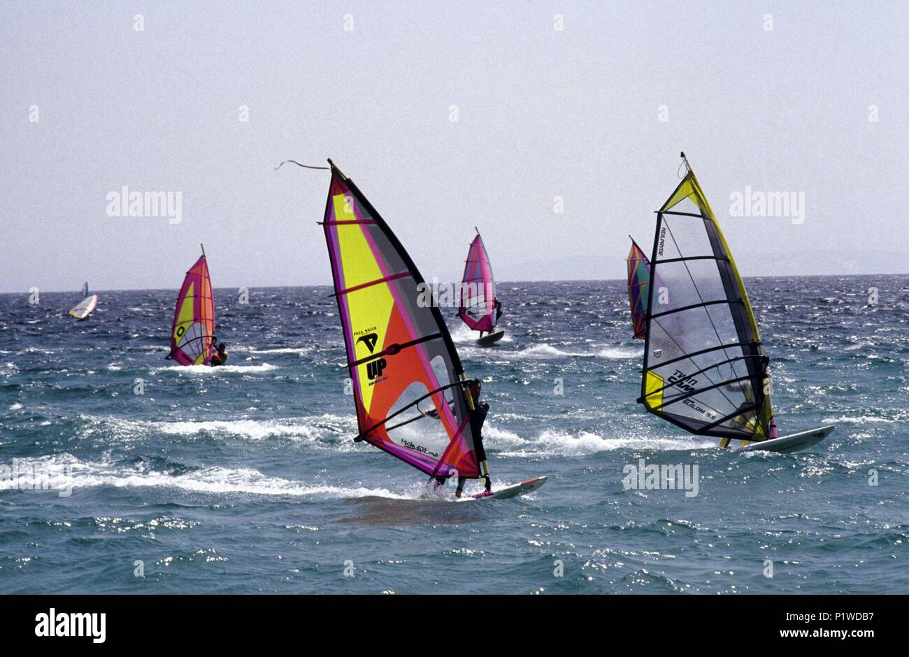 Tarifa, beach and windsurfing Stock Photo - Alamy
