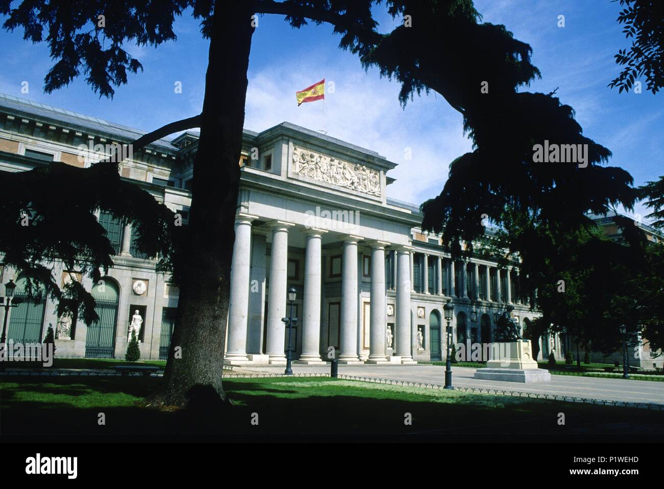 Main facade of the prado museum madrid hi-res stock photography and ...