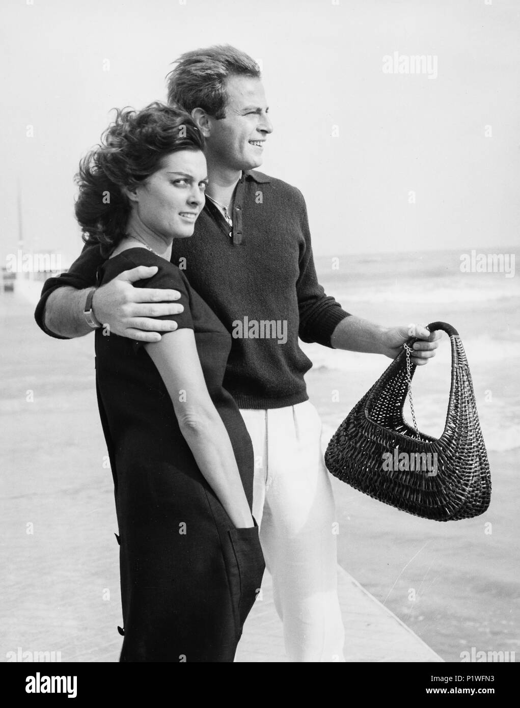 lucia banti, ennio girolami, lido di venezia, 1960 Stock Photo - Alamy