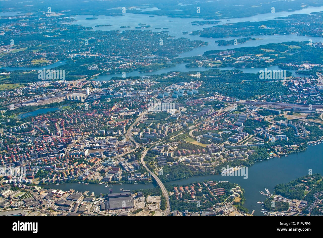 Friends arena aerial hi-res stock photography and images - Alamy