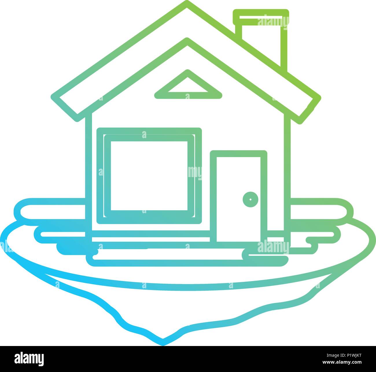 exterior house isolated icon Stock Vector Image & Art - Alamy