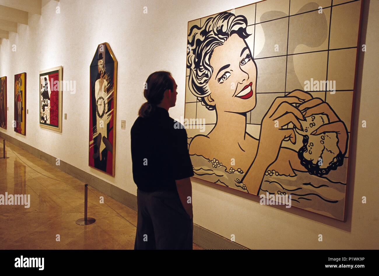 Thyssen Bornemisza museum; contemporary paintings / pop (art) (Ray ...